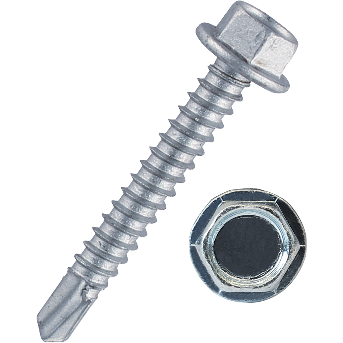 Buy self drilling screws, flanged hex head, bulk discounts