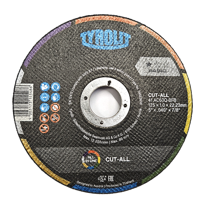 Great prices - Tyrolit Cut-All All Material Cutting Discs, 115 x 1mm ...