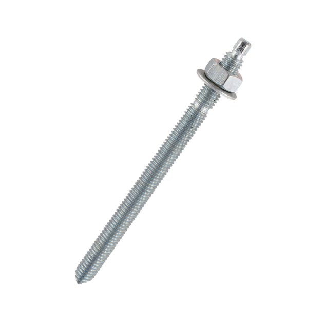 M16 x 190mm Chemical Anchor Stud Zinc Plated