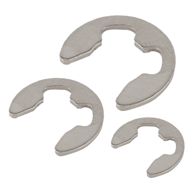 15mm E-Clip Circle Clip A2 Stainless Steel DIN 6799