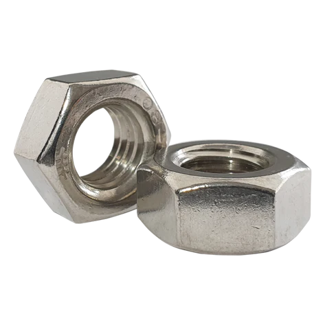 M56 Hex Nut, A2 (304) Stainless Steel, Hexagon Full Nut, DIN 934