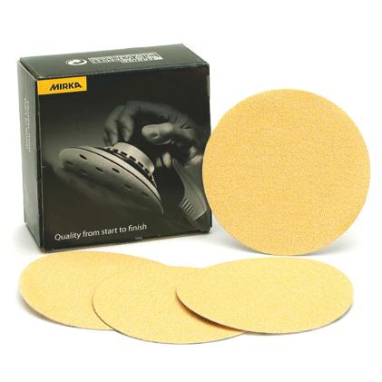 150mm Mirka GOLD PSA Sanding Disc, P320 grit - Pack of 100