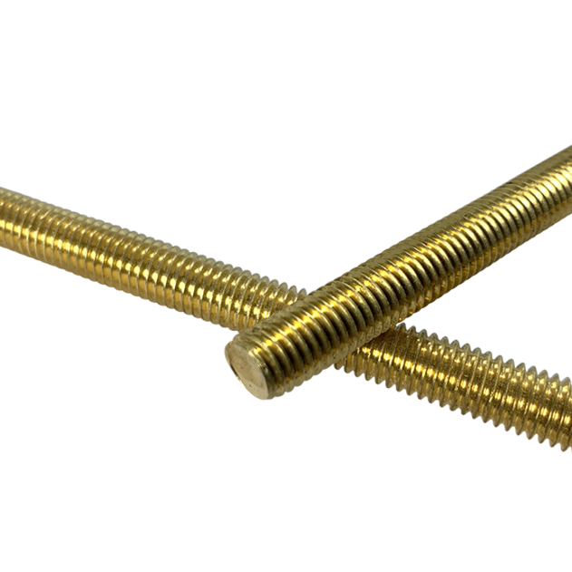 Great price M12 x 1000mm Brass threaded bar Brass studding DIN 975