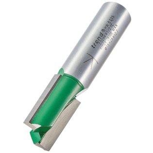 Trend Two Flute Straight Router Cutter,15mm x 25mm, C024AX1/2TC