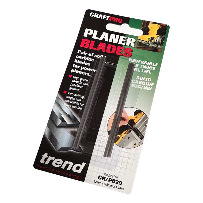 Trend CR-PB29 Carbide Planer Blades 82 x 5.5mm at a clearance price