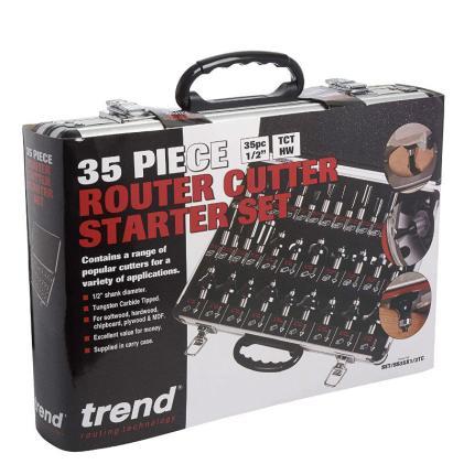 Trend Router Bit Set SET/SS35 X 1/2 | Fusion Fixings