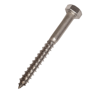 Buy M16 x 150mm A2 stainless steel hex head coach screws