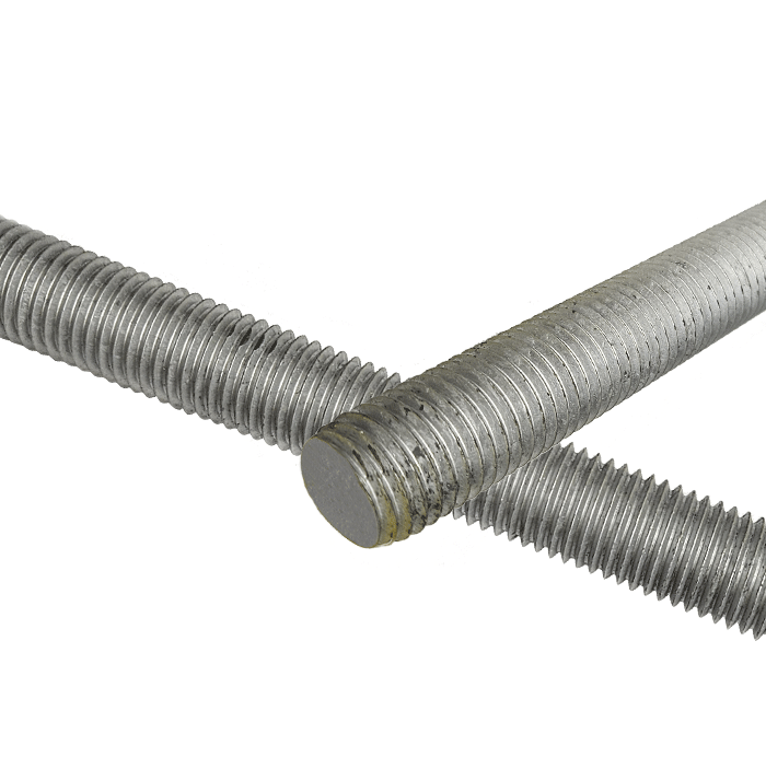 M8 x 1000mm Galvanised Threaded Bar, 8.8 High Tensile Steel