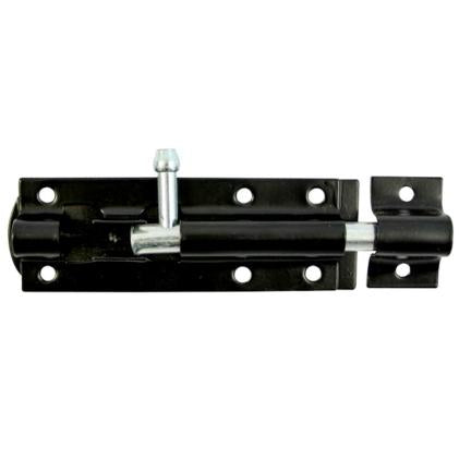 Taurus TBS8BP 200mm Straight Tower Bolt Lock - Black
