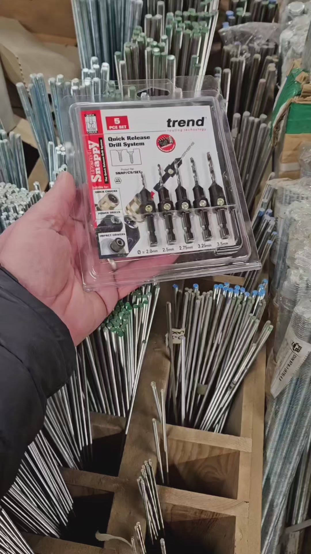 Trend SNAPPY 5 Piece Quick Release Drill System - Fusion Fixings