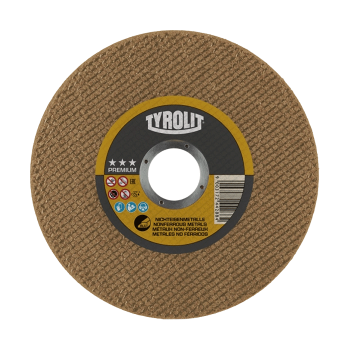 Tyrolit Cutting Discs, 115 x 1mm, Premium Cut-Off Aluminium Cutting Di